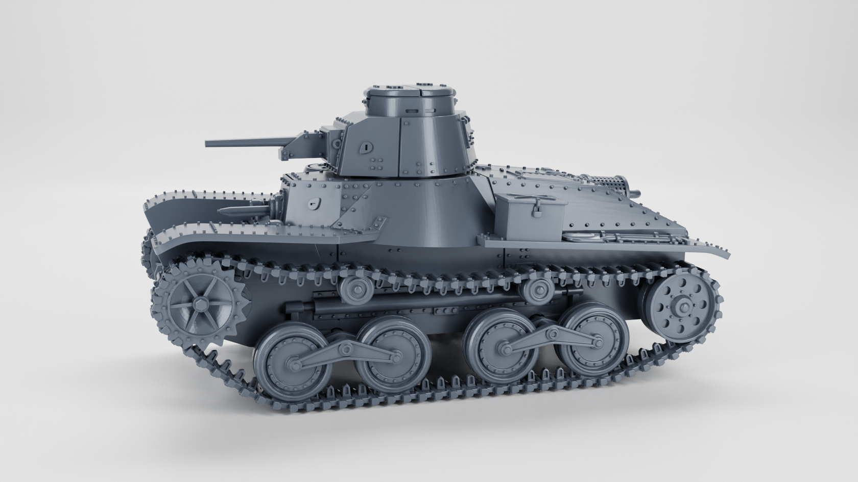 Type 95 Ha-Go Tank by Wargame3D – Studio Historia