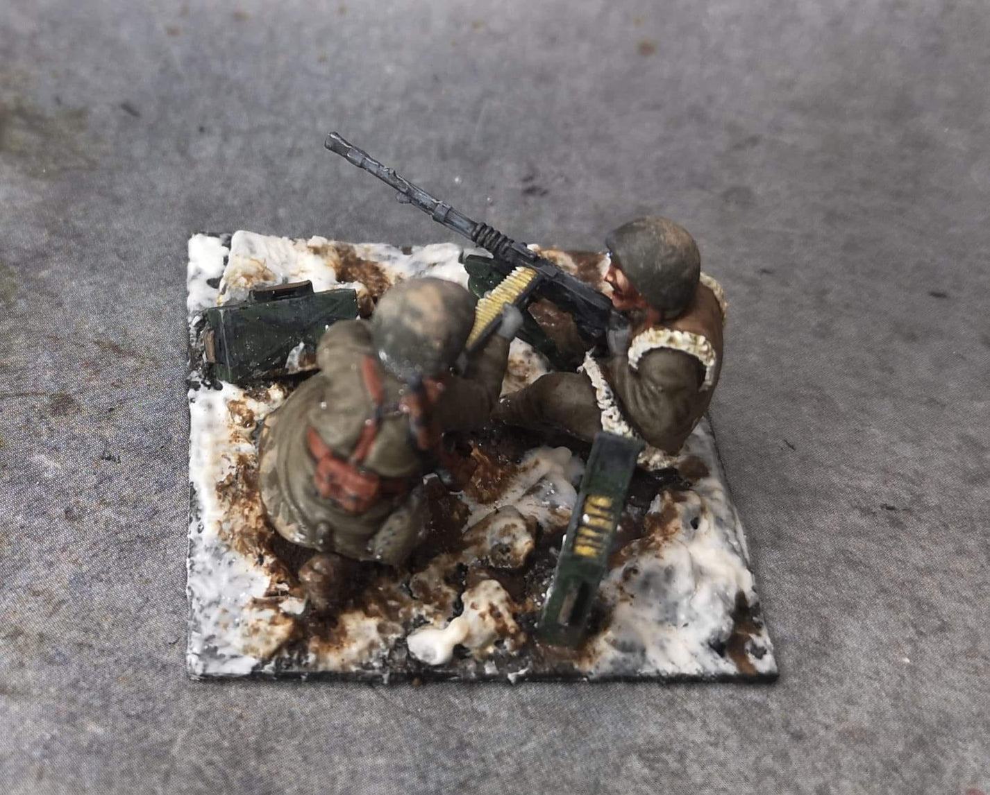 Hellenic Army Hotchkiss M1914 Machine Gun Team (Winter) – Studio Historia