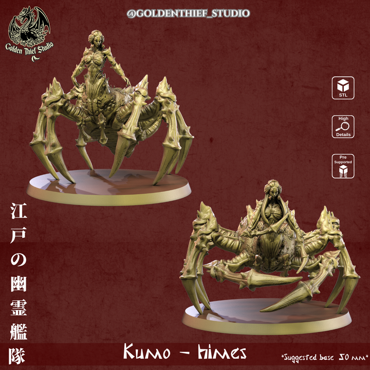 Kumo Hime – Spider Yokai Geisha Princesses by Golden Thief Studio ...
