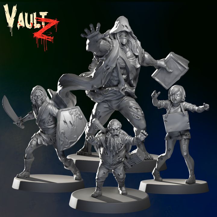 Zombie Pack - Tabletop RPG by Vaultz Miniatures – Studio Historia