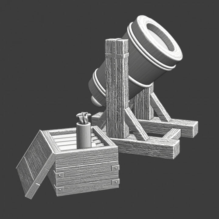 Medieval Mortar model set – Studio Historia