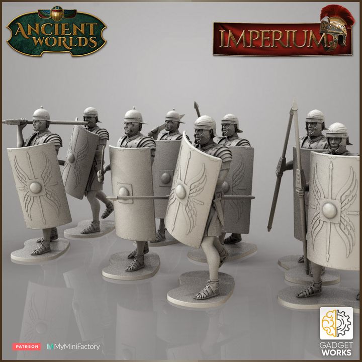 Roman Imperial Legionaries by Gadgetworks Miniatures – Studio Historia