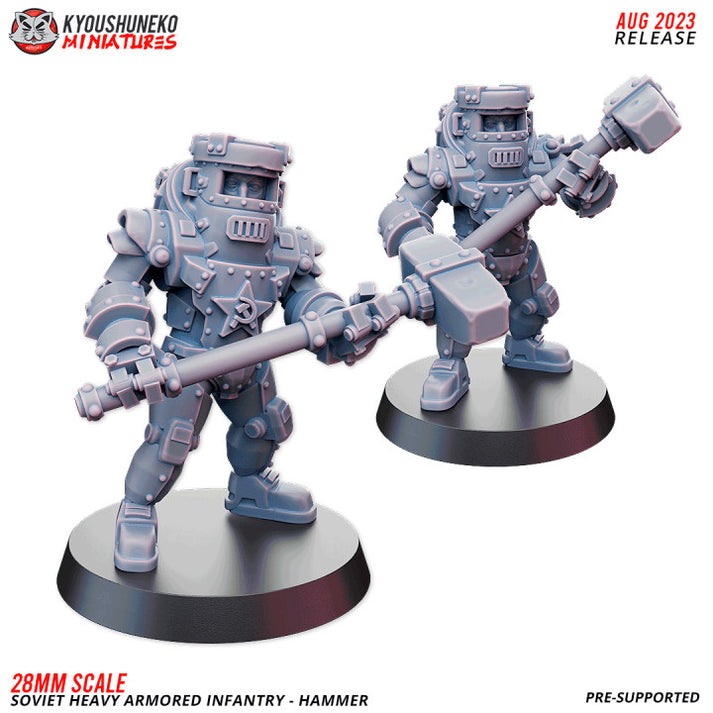 Soviet Heavy Armored Infantry Hammer By Kyoushuneko Miniatures – Studio ...