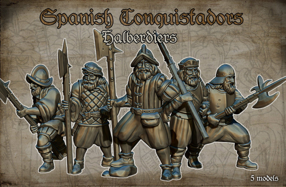 Spanish Conquistadors by Red Copper Miniatures – Studio Historia
