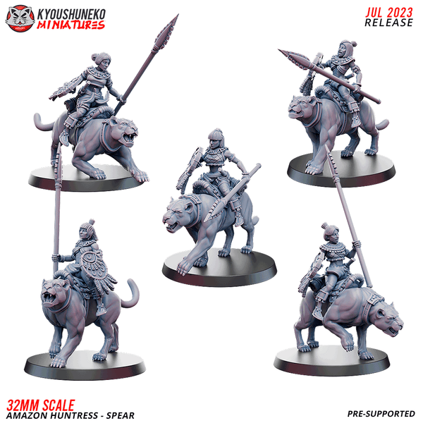 Amazon Huntresses with Spear – Studio Historia