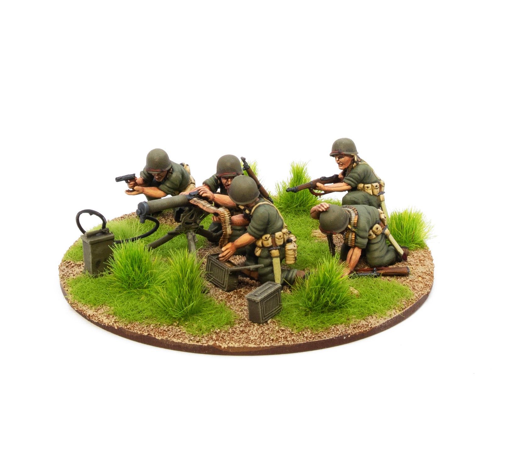 USMC M1917 Browning Machine Gun & Crew. – Studio Historia