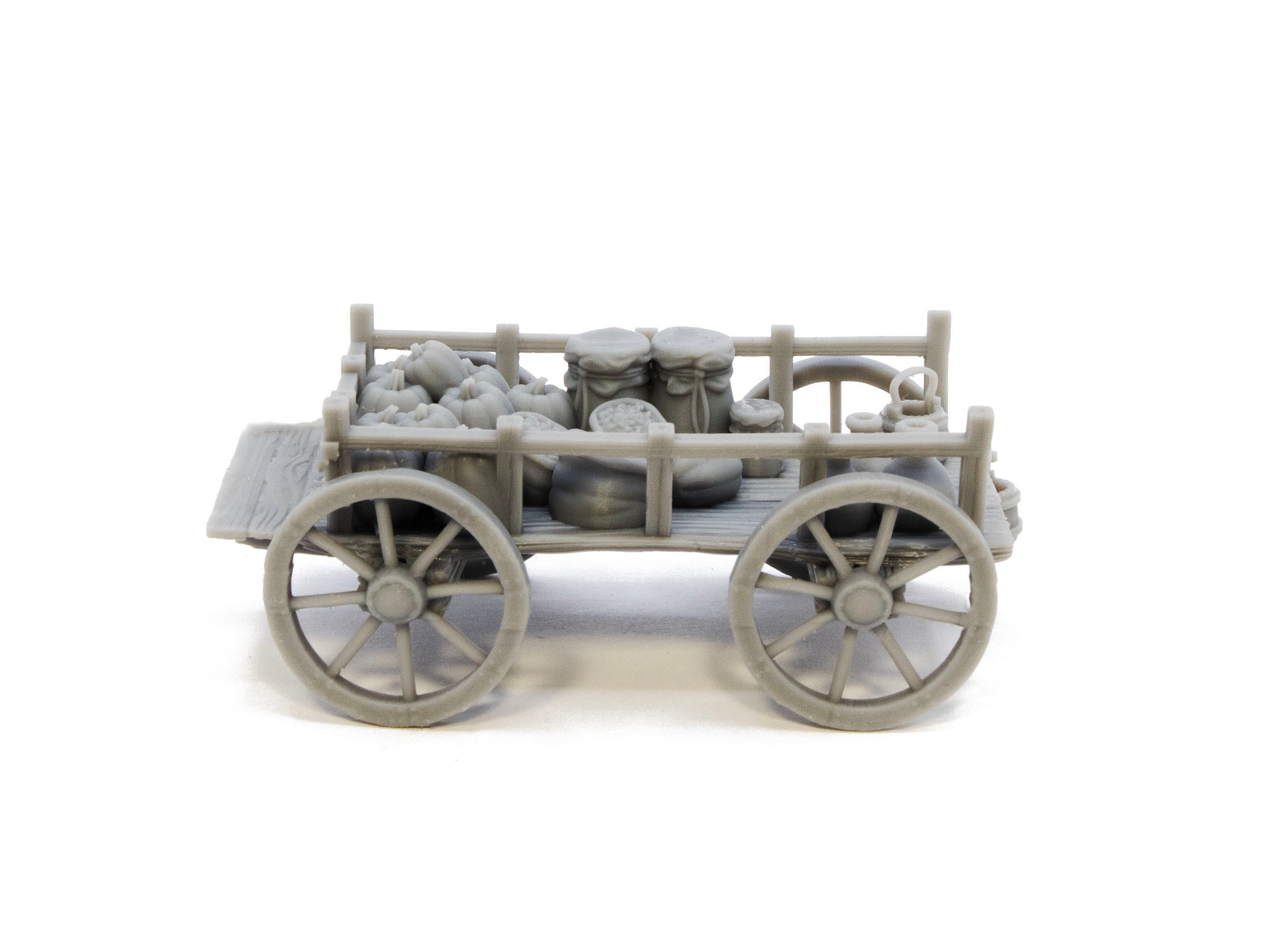 Medieval Supply wagon with pumpkins and other food – Studio Historia
