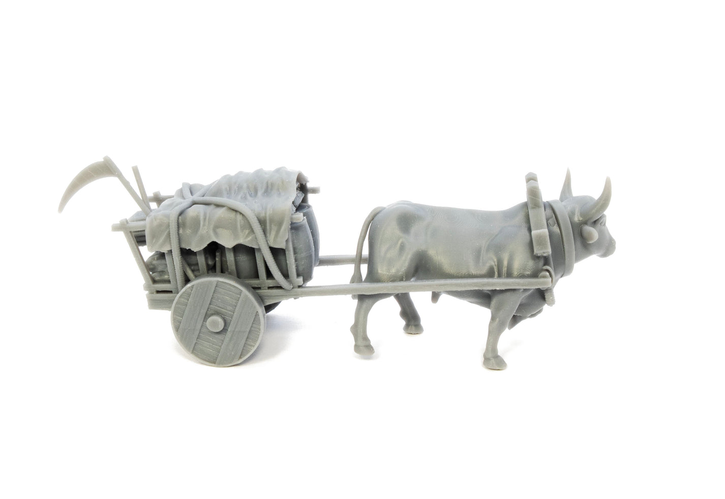 Medieval ox wagon - market goods. – Studio Historia