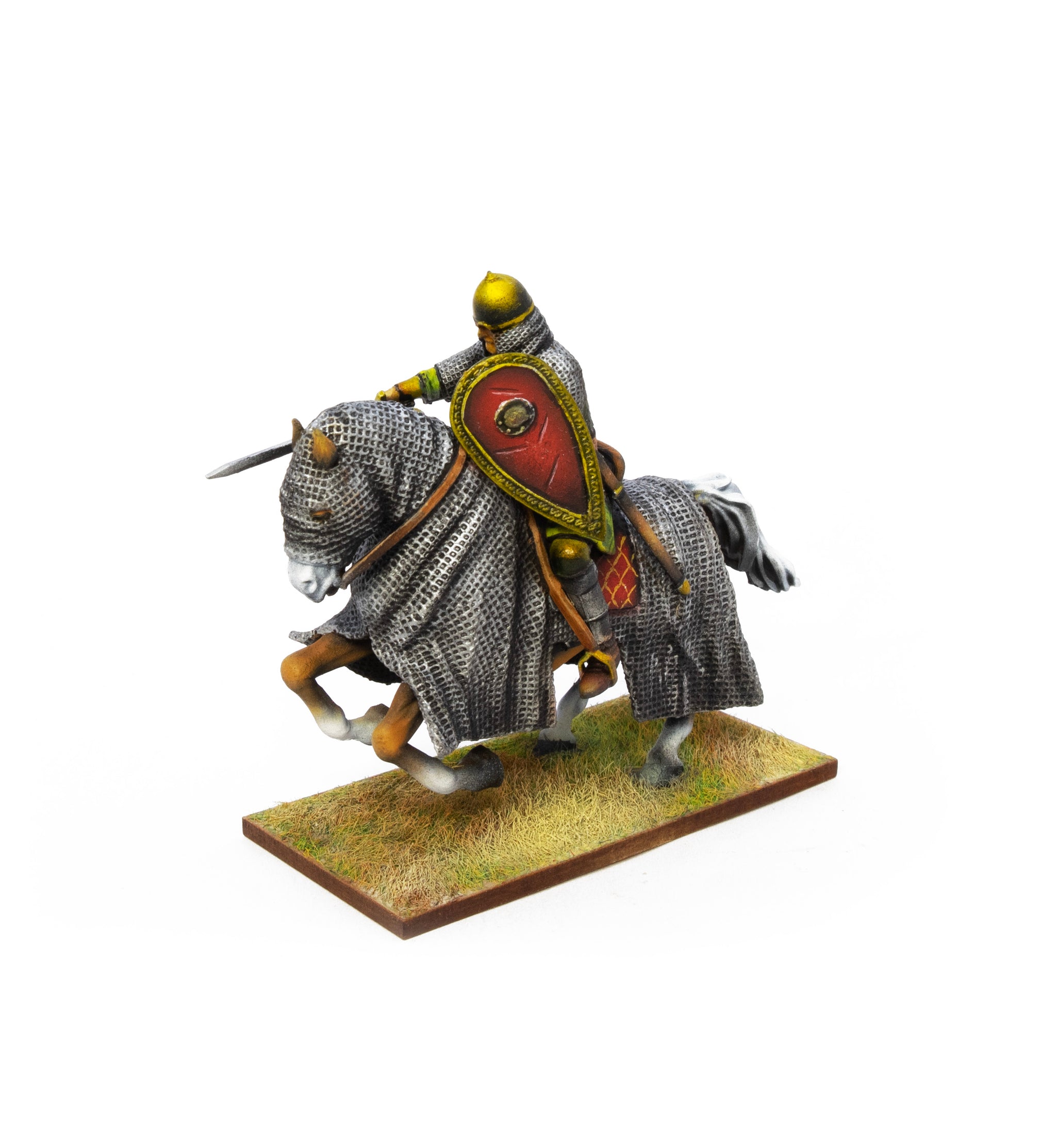 Medieval Kievan-Rus Heavy cavalry with sword. – Studio Historia
