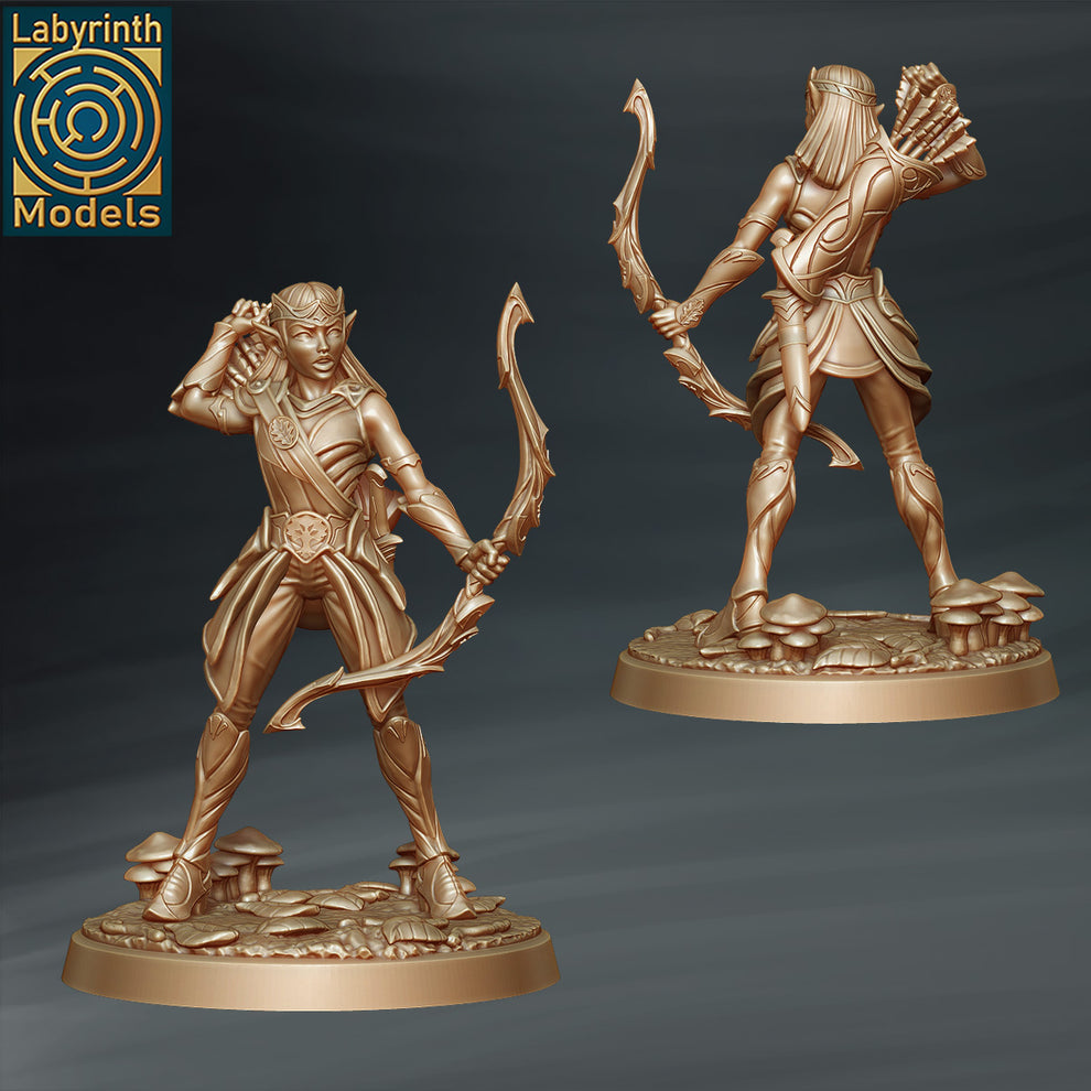 Forest Elf Archers by Labyrinth Models – Studio Historia