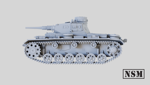 Panzer III ausf F by Night Sky Miniatures – Studio Historia
