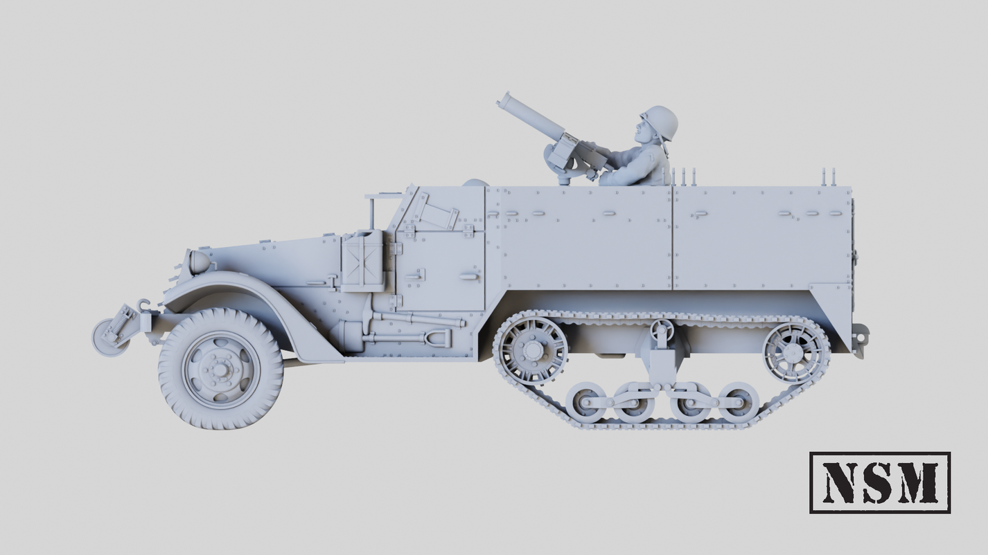 M3 Halftrack Early Production by Night Sky Miniatures – Studio Historia
