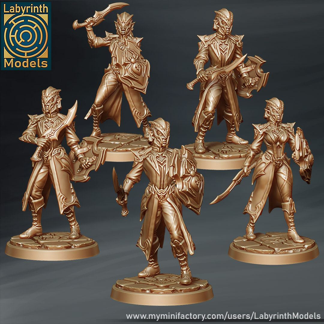 Dark Elf Guard by Labyrinth Models – Studio Historia