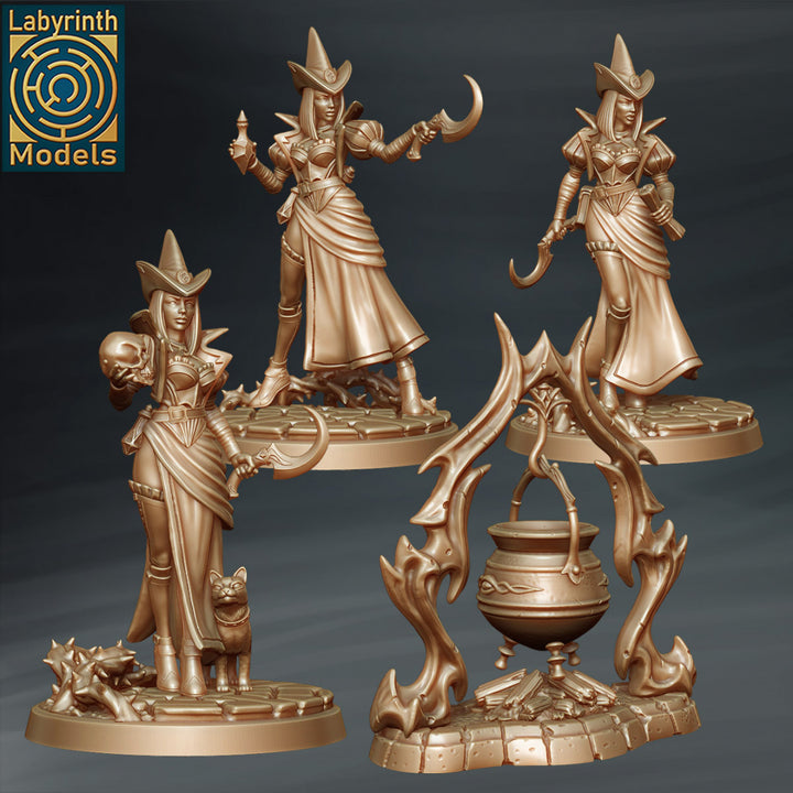 Labyrinth Models Witches and Warlocks – Studio Historia